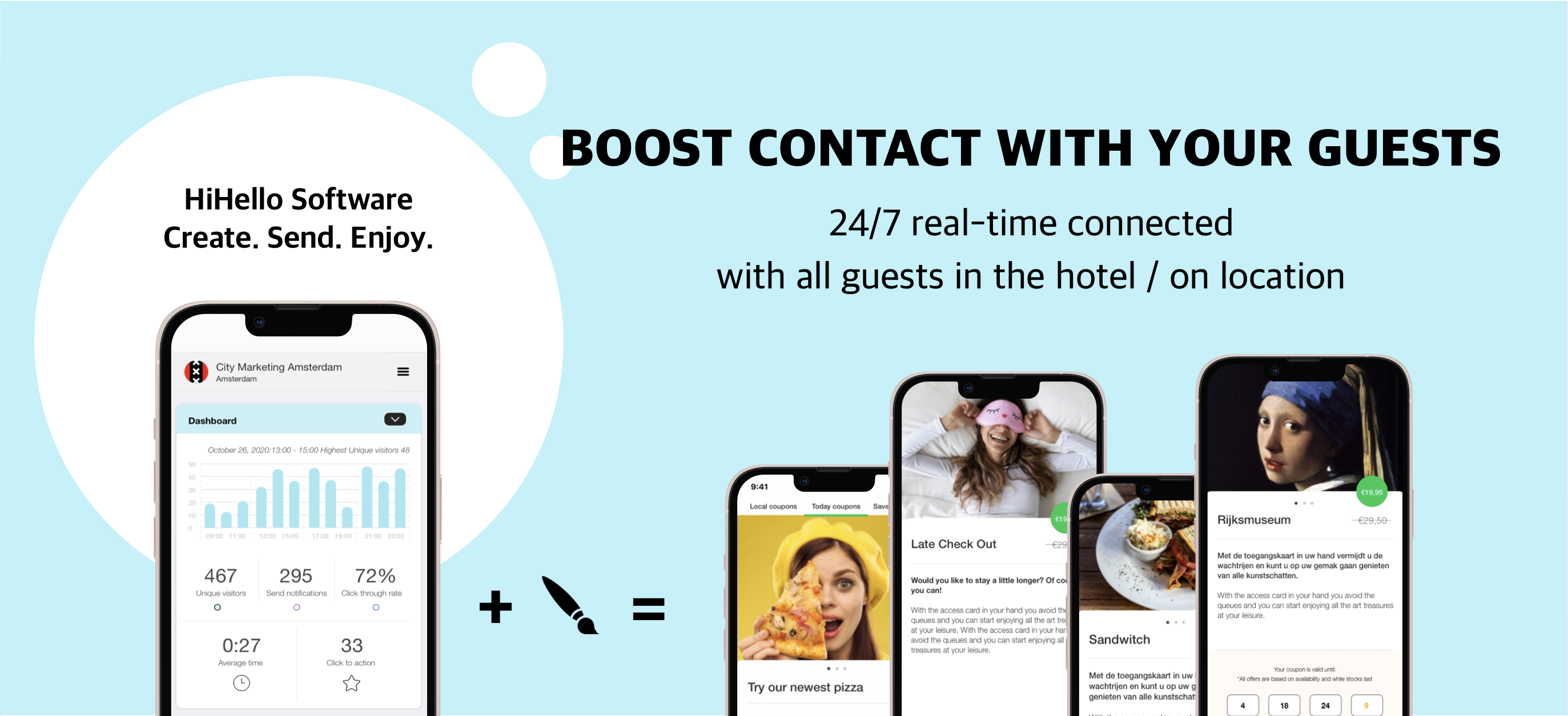 HiHello – Surpise your guests with Coupons